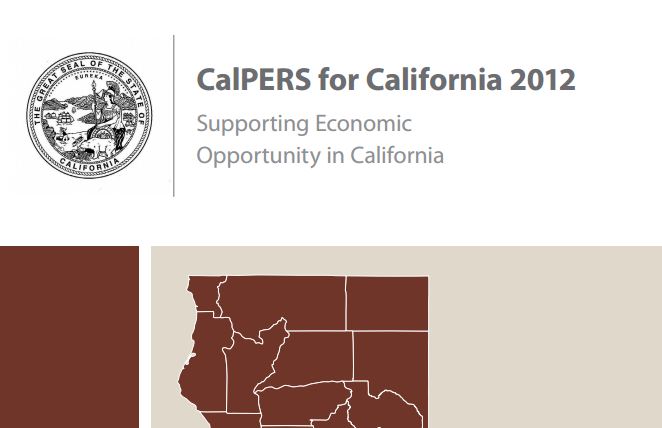 CalPERS for California 2012 — Pacific Community Ventures